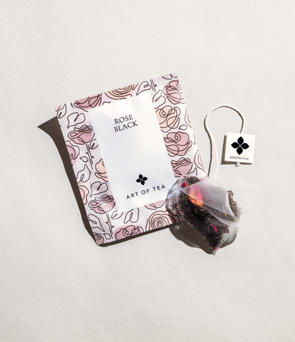 Rose Black Tea Eco Teabag Sachets – Art of Tea - Wholesale