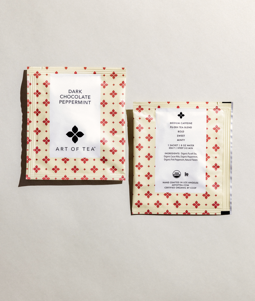 Dark Chocolate Peppermint Eco Teabag Sachets – Art of Tea - Wholesale