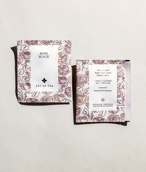 Rose Black Tea Eco Teabag Sachets – Art of Tea - Wholesale