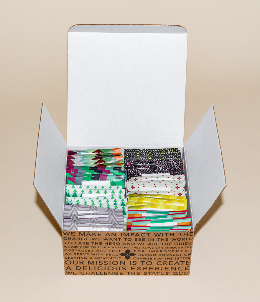 Assorted 50 Count Teabag Sachet Bulk Box – Art of Tea - Wholesale