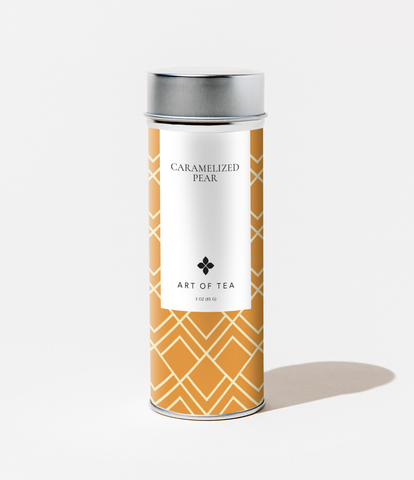 Caramelized Pear Tea | Set of 6 Tall Retail Canisters – Art of Tea ...