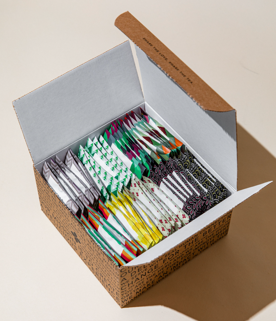 Assorted 50 Count Teabag Sachet Bulk Box – Art of Tea - Wholesale